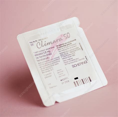 Hormone Replacement Therapy Patch Stock Image M8520140 Science