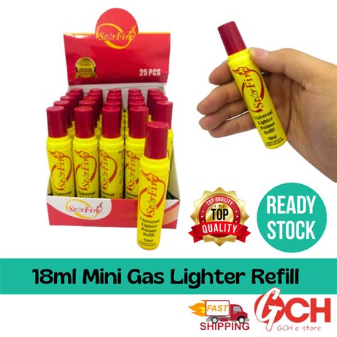 🔥universal Gas Lighter Refill 18ml Starfire Universal Gas Lighter