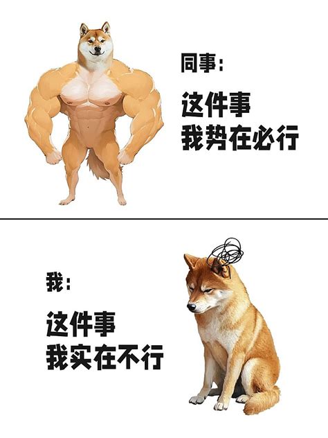 爆款趣味对比梗图小红书封面aigc图片模板素材 稿定设计