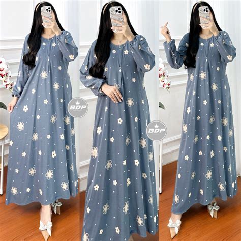 Jual Daster Gamis Rayon Premium Busui Gamis Daster Busui Gamis Kekinian Homeydress Rayon