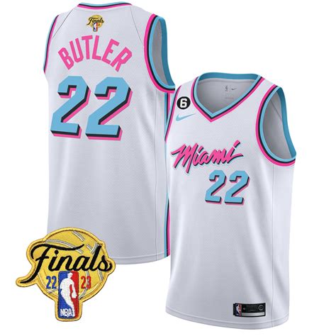 Jimmy Butler Mens Miami Heat 2023 Finals Patch Collection V4 Vice