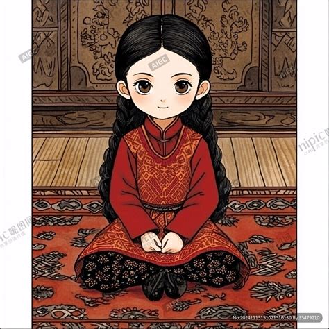 Ai创作图蒙古女孩插画 Q版满族插画 Q版满族 Q版哈萨克族女生 Q版达斡尔族女生 Q版赫哲族女生 蒙族少女插画 Q版达斡尔族女孩 Q版哈萨克族女孩 Q版维吾尔族女孩 Q版土族女生 Q版裕固族