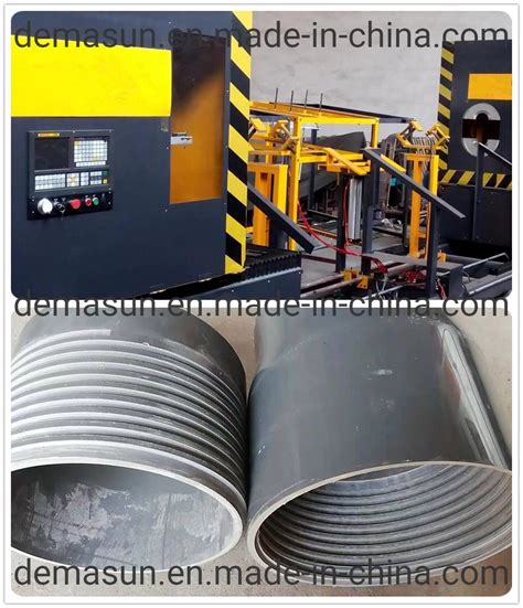 Cnc Plastic Pvc Pipe Threader Machine Upvc Pe Plastic Extrusion Line