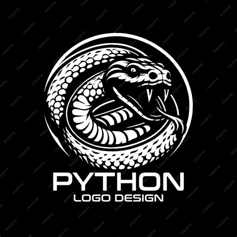 Python Vector Logo Design Premium Ai Generated Vector