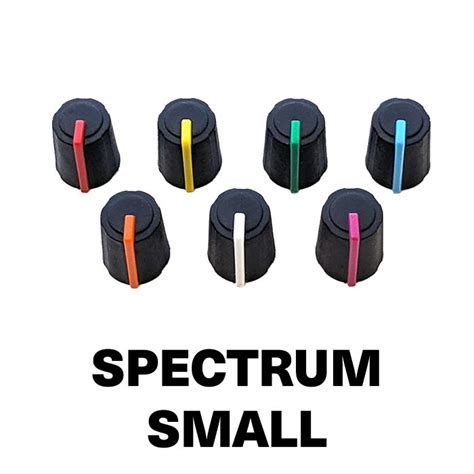 Spectrum Set Soft Touch D Shaft Knobs Thonk Diy Synthesizer Kits