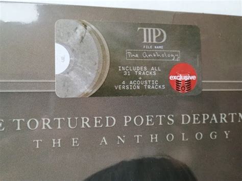 Taylor Swift The Tortured Poets Department Anthology Ttpd 4lp Marbled
