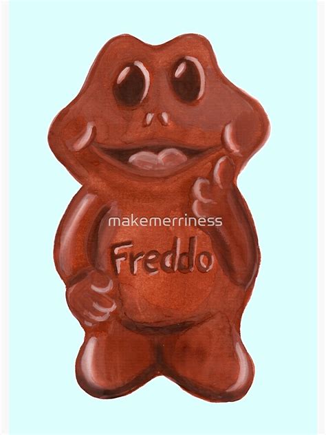 Freddo Frog Poster By Makemerriness Redbubble
