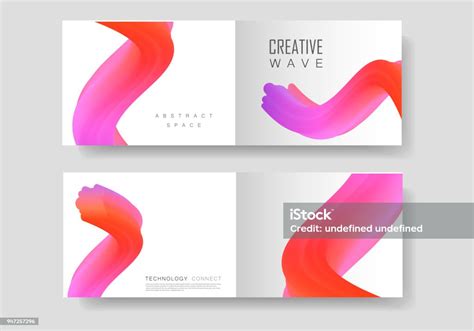 벡터 파 추상적인 배경입니다 디자인 브로슈어 서식 파일 개념에 대한 스톡 벡터 아트 및 기타 이미지 개념 곡선 기하 Istock