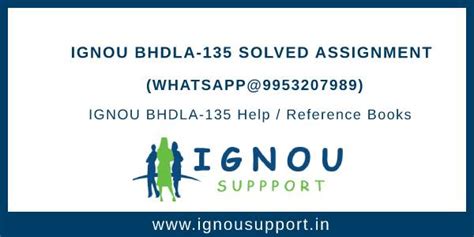 Ignou Bhdla 135 Solved Assignment 2024 25