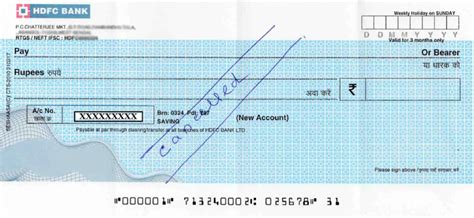 How To Cancel A Cheque Cancelled Cheque Example