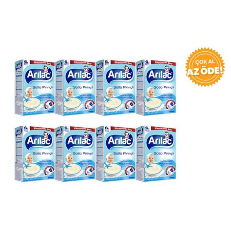 Arılac Sütlü Pirinçli Kaşık Maması 400 G 8li Komşu