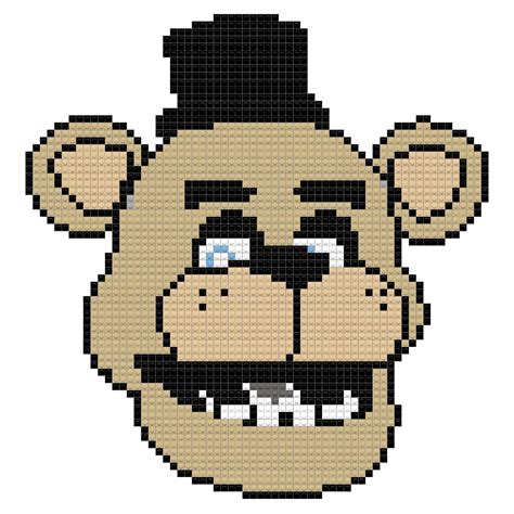 Freddy Fazbear Freddy Fazbear Freddy Pixel Art
