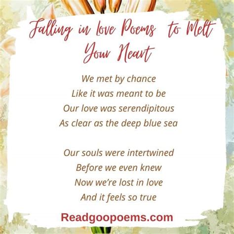 Heart Melting Love Poems