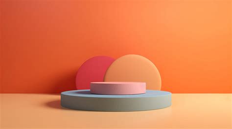 Simplistic Sleek And 3d Illustration For Product Display Background