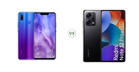 Huawei Nova 3 Vs Xiaomi Redmi Note 12 Pro Plus 5g Side By Side Specs Comparison