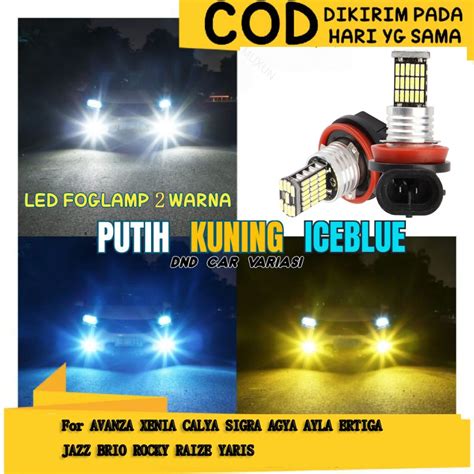 Jual Pcs Harga Untuk Sepasang Lampu Kabut Led Mobil Warna Monokrom H H H Cocok Untuk