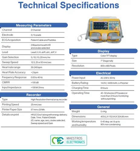 Biphasic Defibrillators Bi Phasic Defibrillator Model Name Number Vutal Wave At Best Price In
