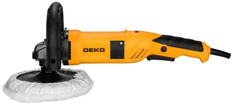 Полировальная машина DEKO DKP1500 черно-желтый - купить по низким ценам ...