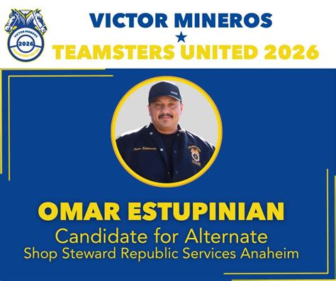 Victor Mineros Teamsters United 2026