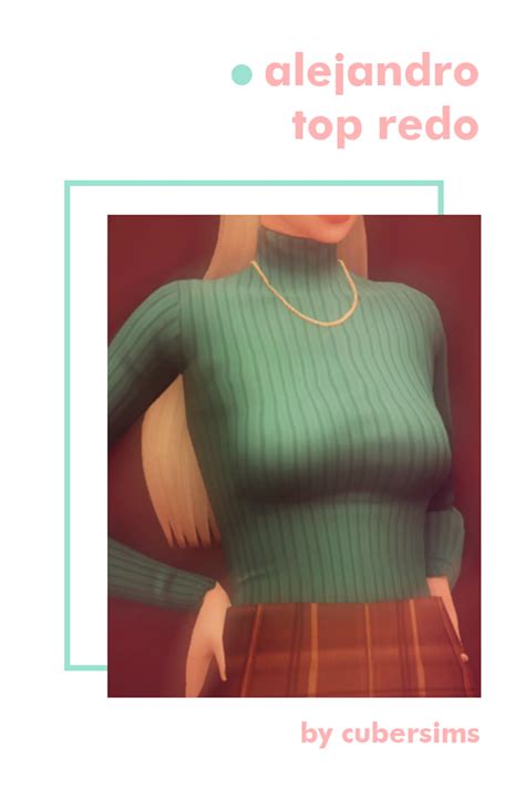 Alejandro Top Redo Tops Mysims4mods