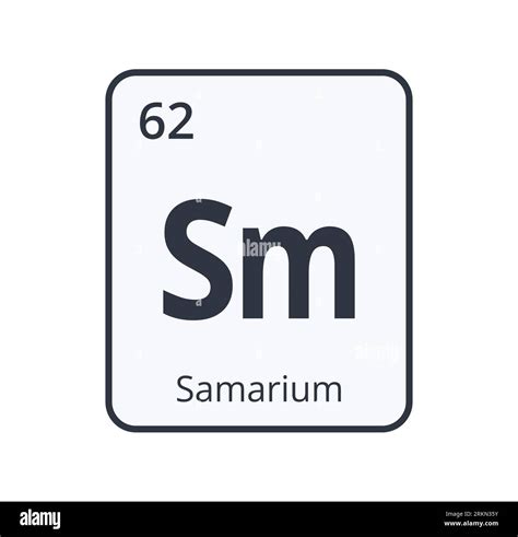 Samarium Chemical Symbol Stock Vector Image And Art Alamy