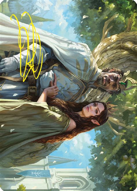Lord Of The Rings Wallpaper Aragorn And Arwen