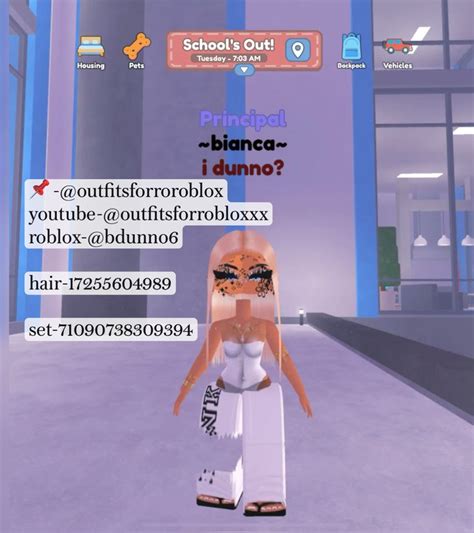 450 Idées De Code Roblox Brookhaven Garçon En 2025 Shabiller Lycée Bayside Costume De