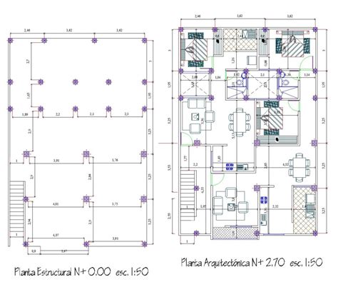 Structural Housing Plan Layout File