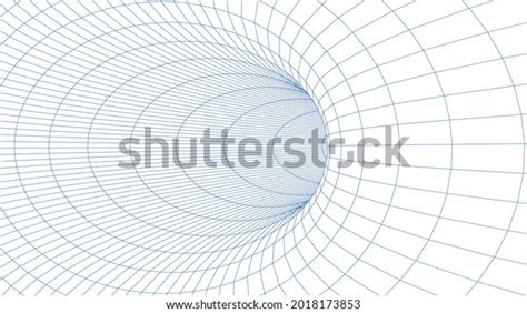 터널 또는 웜홀3d 초현대적인 원근 메쉬 스톡 벡터로열티 프리 2018173853 Shutterstock