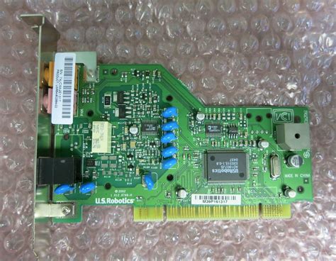 Usrobotics 0766 3cp263594a Dfv 56k Pci Pc99 Winmodem Analog Modem Card