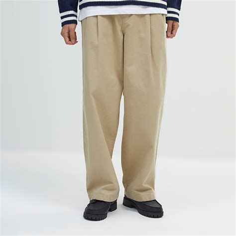 남성용 시티보이 투턱 와이드 치노 팬츠sptcd49c02 이랜드몰
