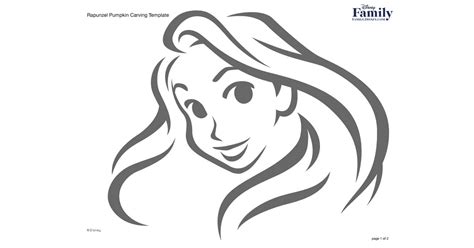 Rapunzel Pumpkin Template Printable Word Searches