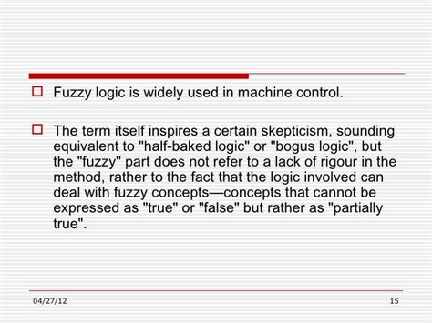 Fuzzy Logic Ppt