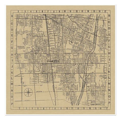 Compton City Map