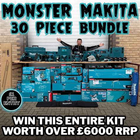 Makita 30 Piece 18v Power Tool Kit With Mak Pac Storage System Monster Bundle Ultimate Tool