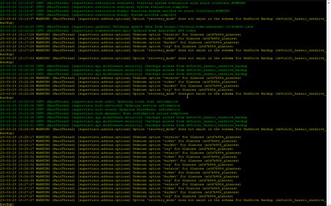Unknown Options Warnings In Supervisor Issue Hassio Addons Addon Glances GitHub