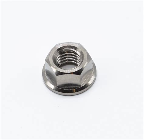 Hex Flange Nut M8 Wmtitanium