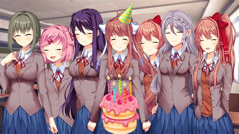 Its Not Much But Its The Thought That Counts Ddlc 5th Anniversary