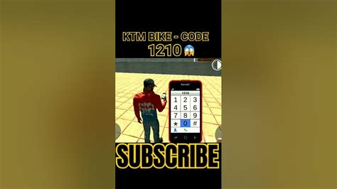 Ktm Bike Code 😱🙉 Gaming Shorts Viral Youtube