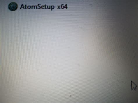 Atom Installing Problem When ı Launch This Exe Atom Is Started And