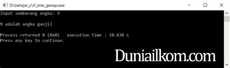 tutorial belajar c part 34 percabangan kondisi if else bahasa c