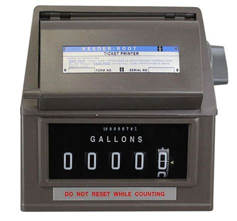 0789000 055 Meter Register Printer Z Std Franklen Equipment Inc