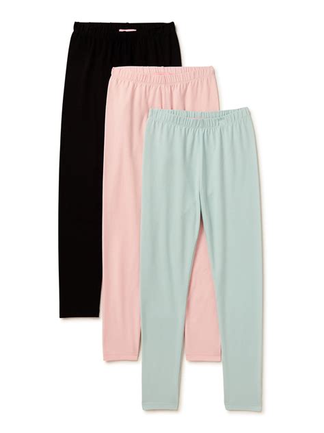 Freestyle Revolution Girls Knit Leggings 3 Pack Sizes 4 12