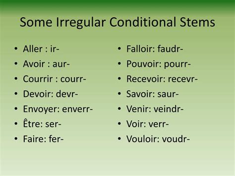 Ppt The Conditional Tense Powerpoint Presentation Free Download Id