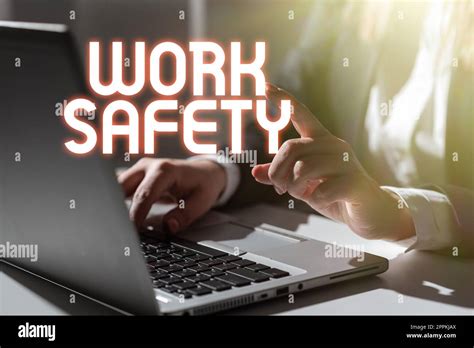 Text Showing Inspiration Work Safety Conceptual Photo Preventive