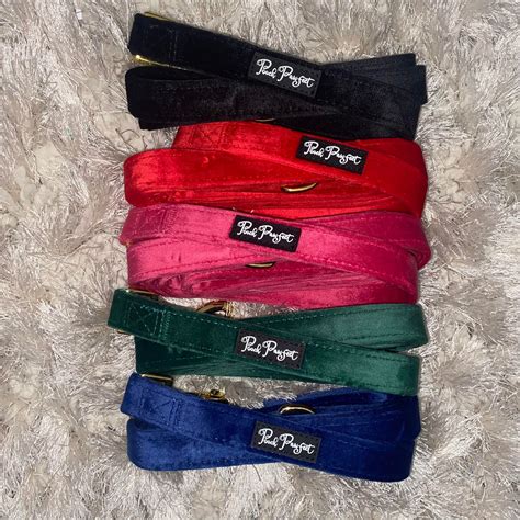 Luxury Velvet Lead Pooch Pawfect