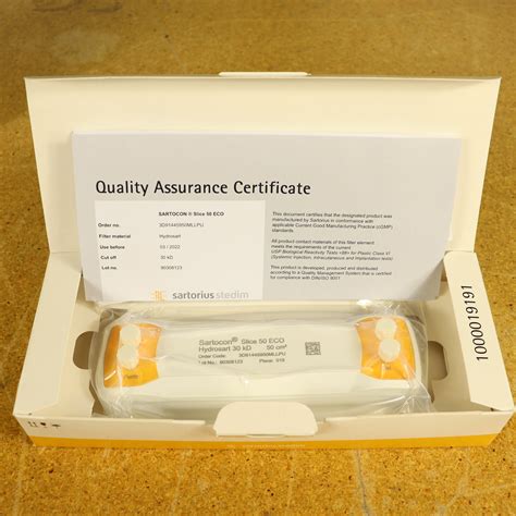 Sartorius Sartocon Slice 50 Eco Hydrosart 30kd 3d91445950mllpu