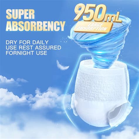 30pcs Japan Adult Diaper Pants Tape Leak Proof Strong Absorption M To