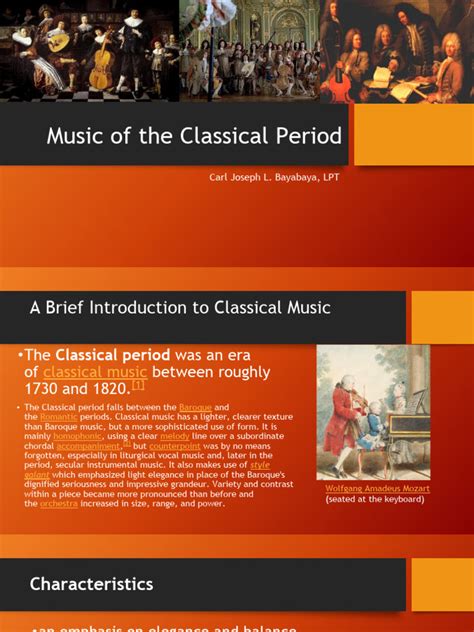 Music Of The Classical Period Pdf Classical Period Music Classical Music