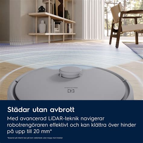 Hygienic 700 Robotdammsugare Med Mopp Robotdammsugare Electrolux